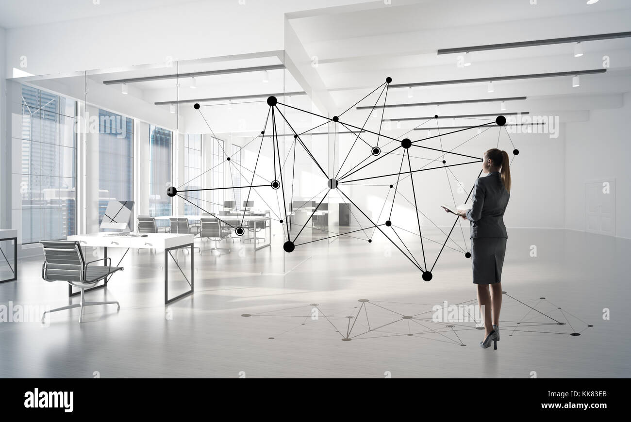 Networking and social communication concept as effective point for ...