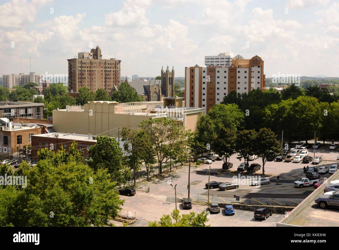 downtown cityscape of Atlanta, Georgia, August 22, 2017 Stock Photo - Alamy