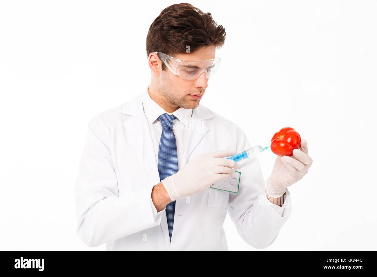 Handsome scientist making research hi-res stock photography and images ...