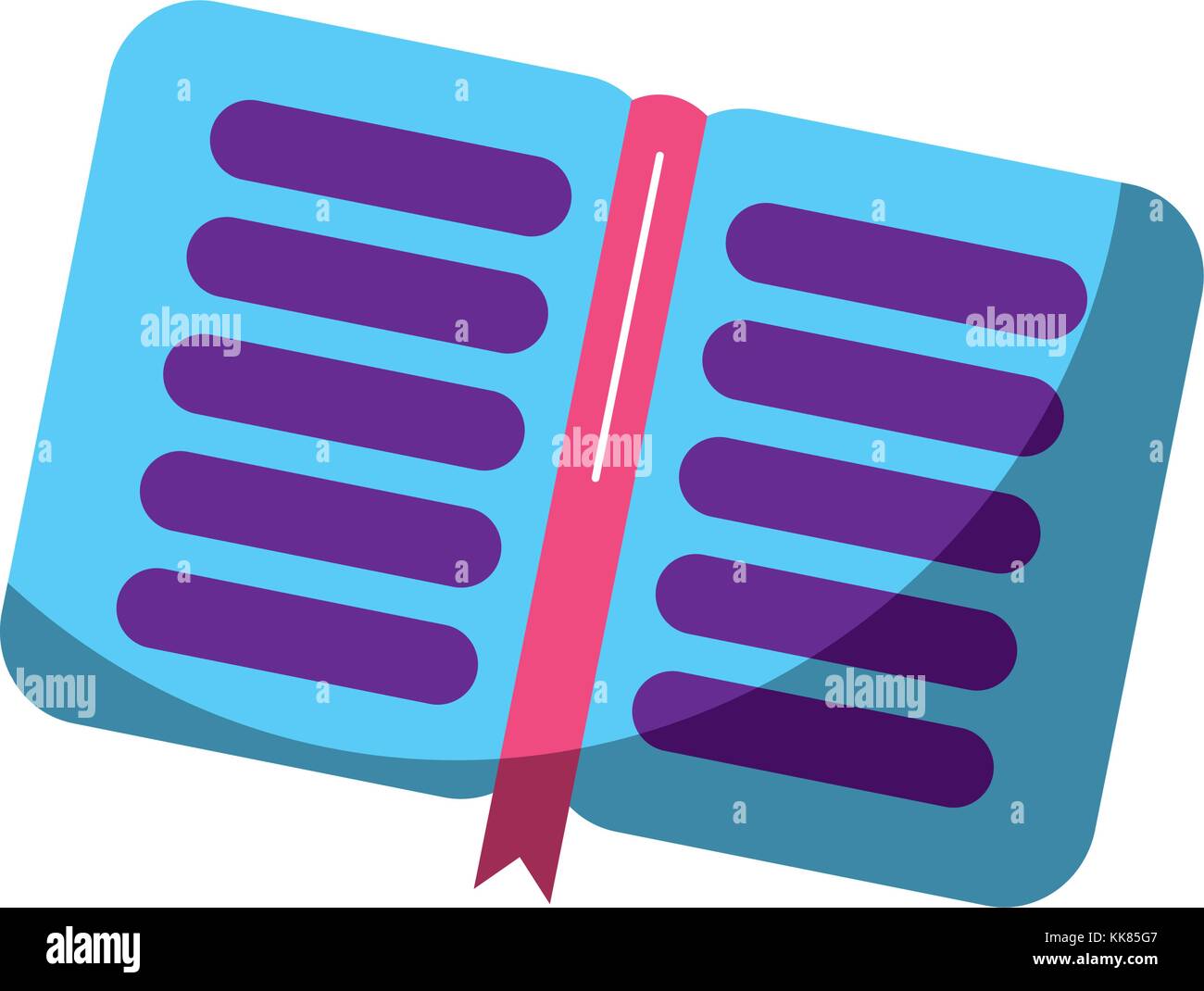 Clean notebook icon realistic Stock Vector Images - Alamy