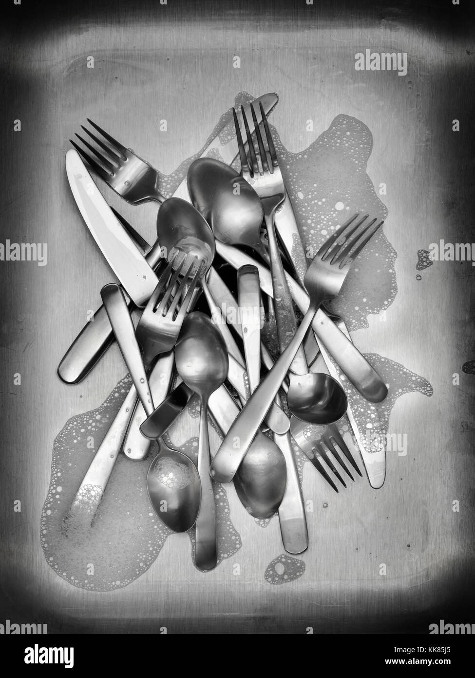 Dirty Silverware High Resolution Stock Photography and Images - Alamy