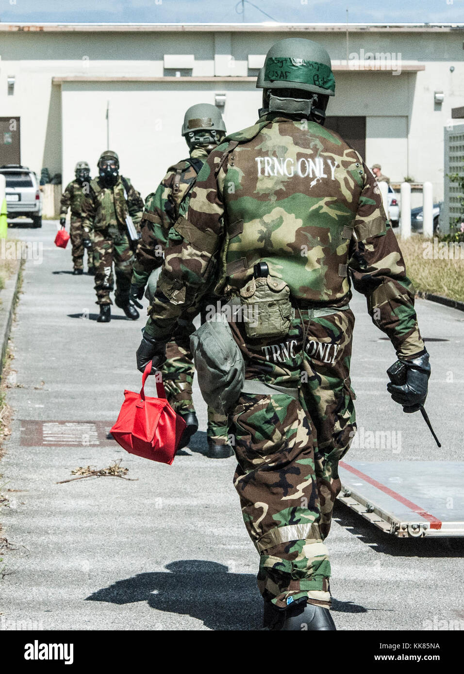 U.S. Air Force 353rd Special Operations Group Airmen run through ...