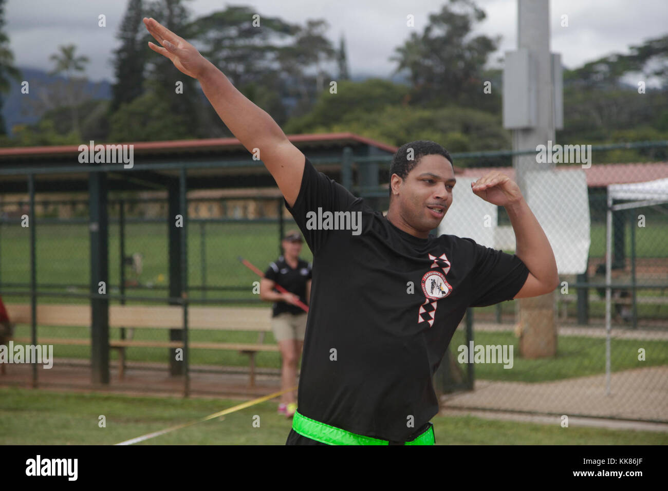 U.S. Army Sgt. Samuel Daniels competes in the Open Men's Disc event for ...