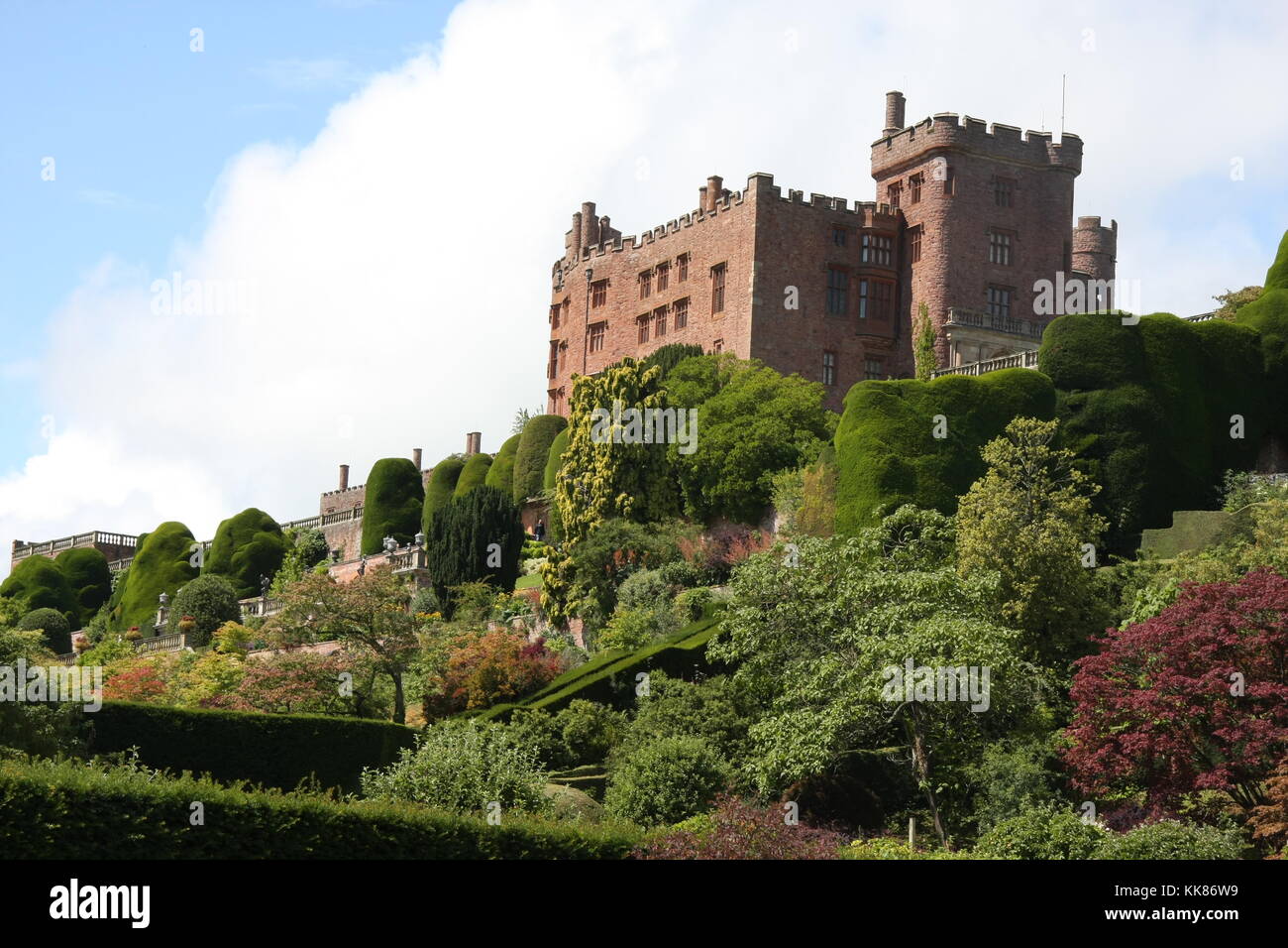 Powis castle 13th century hi-res stock photography and images - Alamy