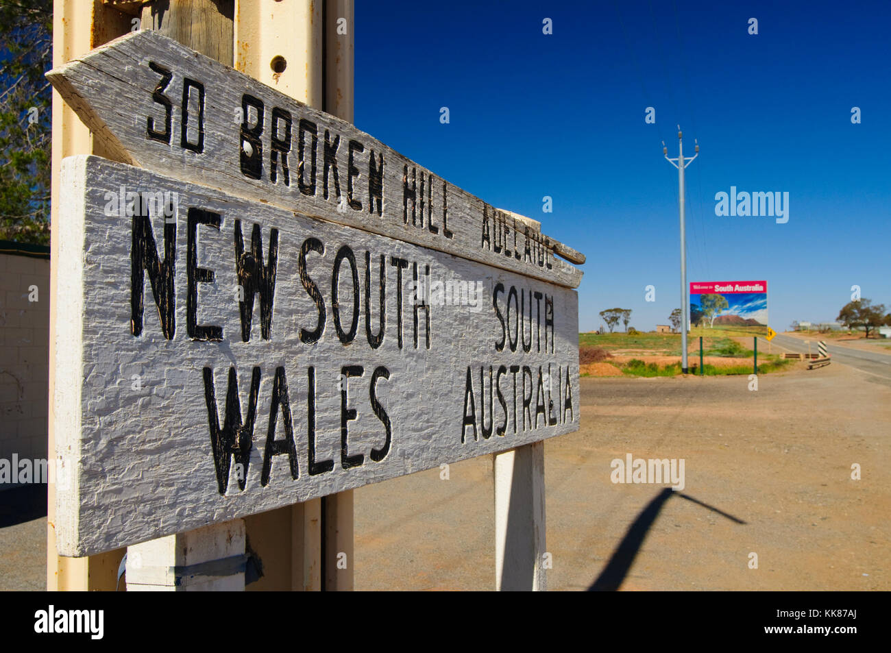 Broken Hill - Adelaide Road Sign, Broken Hill, New South Wales (NSW ...