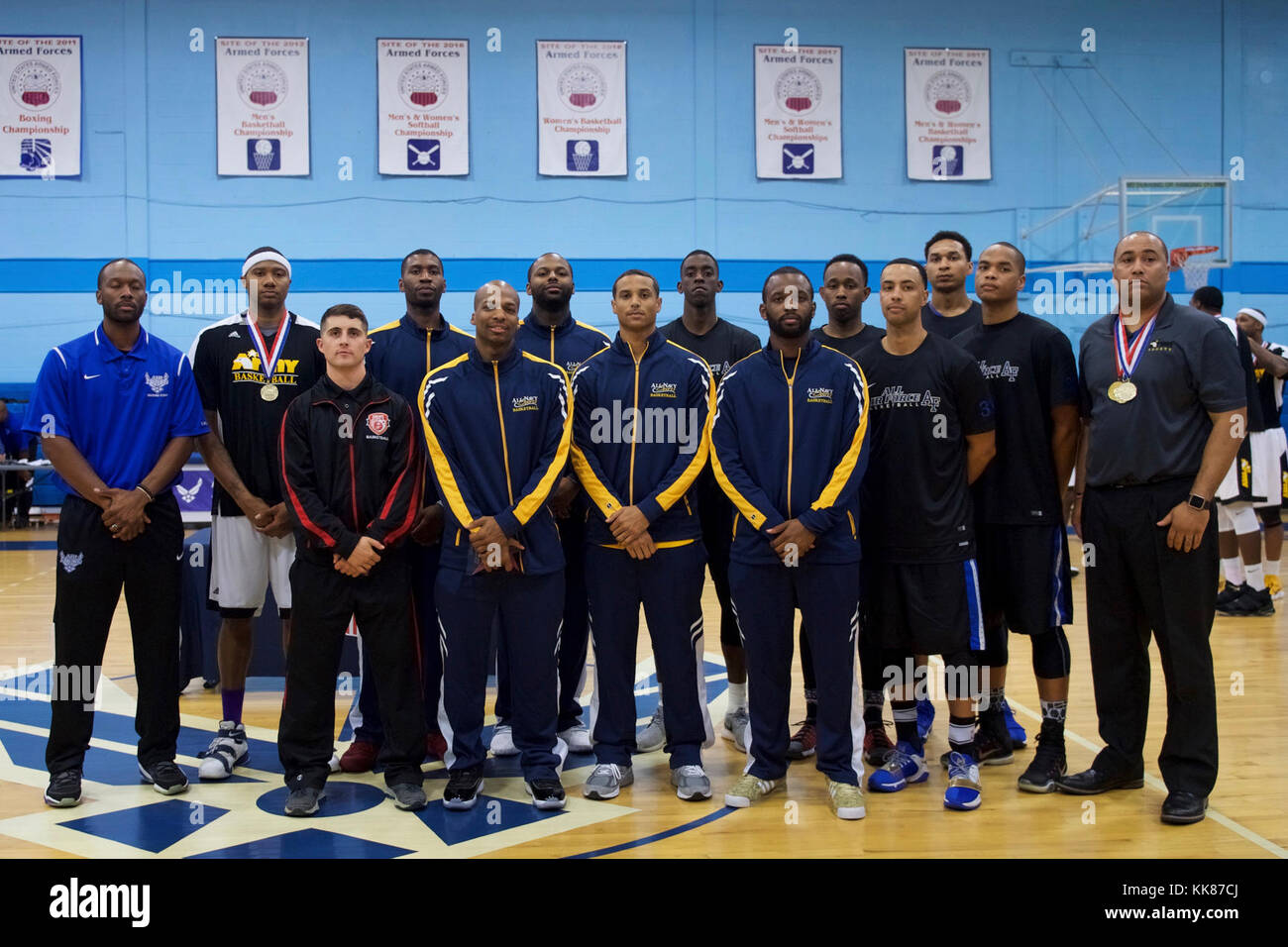 All air force mens basketball team hi-res stock photography and images ...