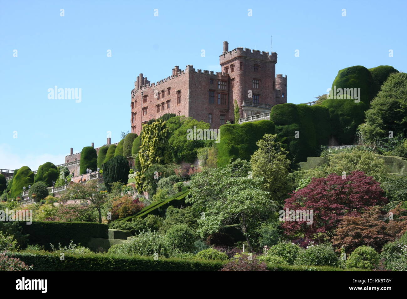 Powis castle 13th century hi-res stock photography and images - Alamy
