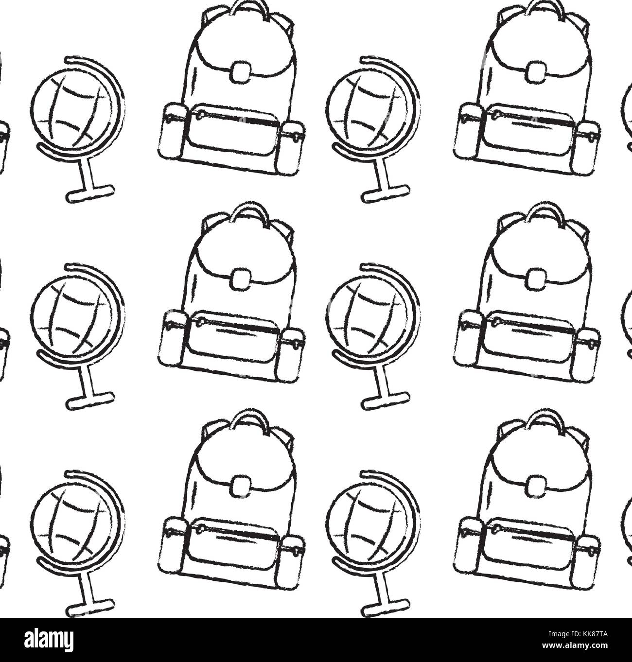 Earth crayons Stock Vector Images - Alamy