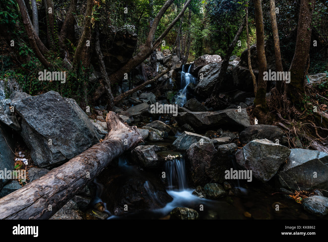 rocky stream waterfall Stock Photo - Alamy