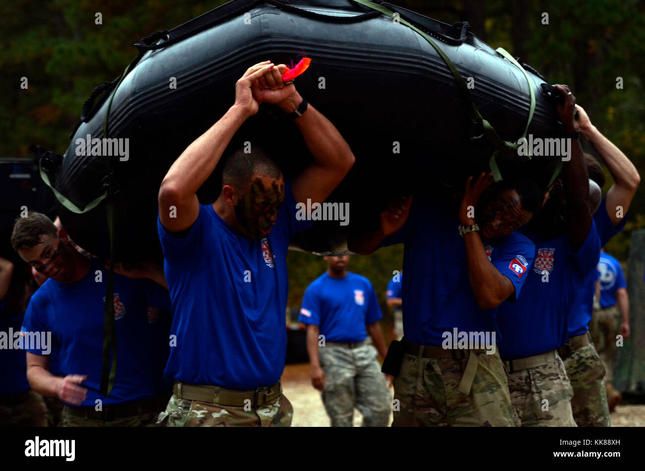 Paratroopers assigned to the 307th Brigade Engineer Battalion, 3rd ...