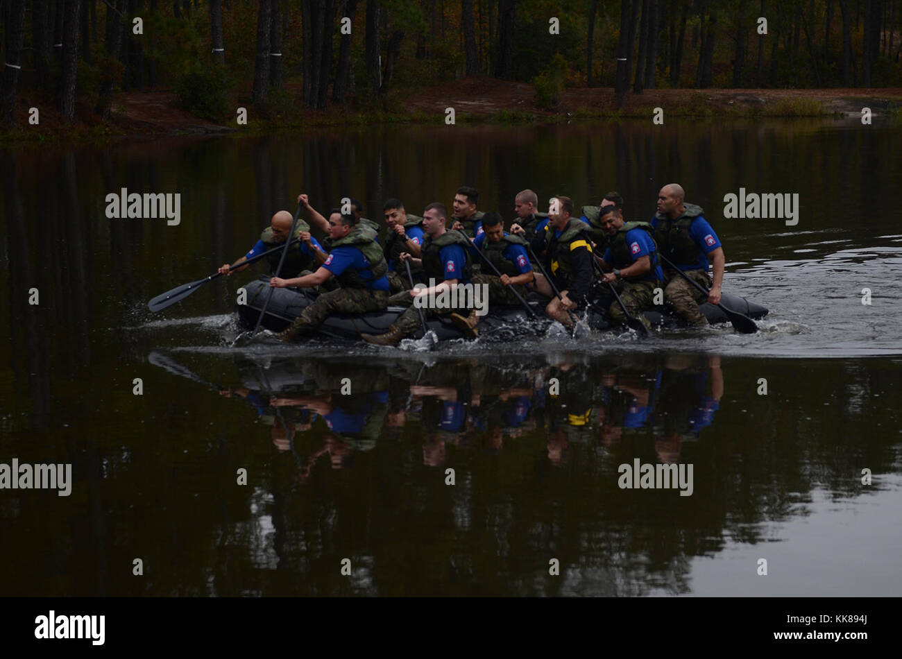 Paratroopers assigned to Company E, 307th Brigade Engineer Battalion ...