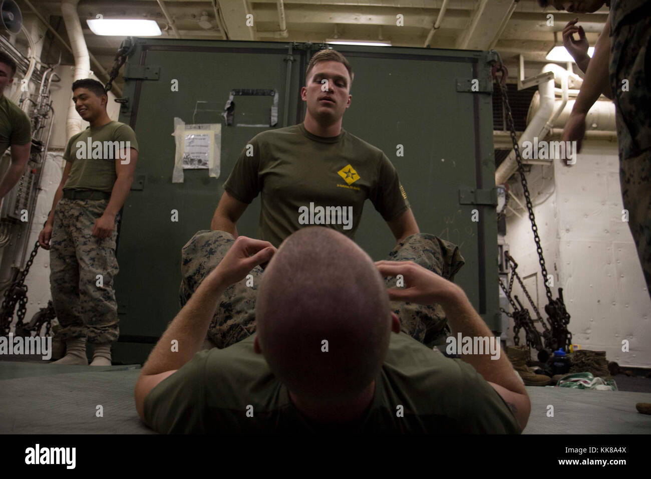 U.S. Marine Corps 1st Lt. Andrew Veal, an infantry officer with the ...