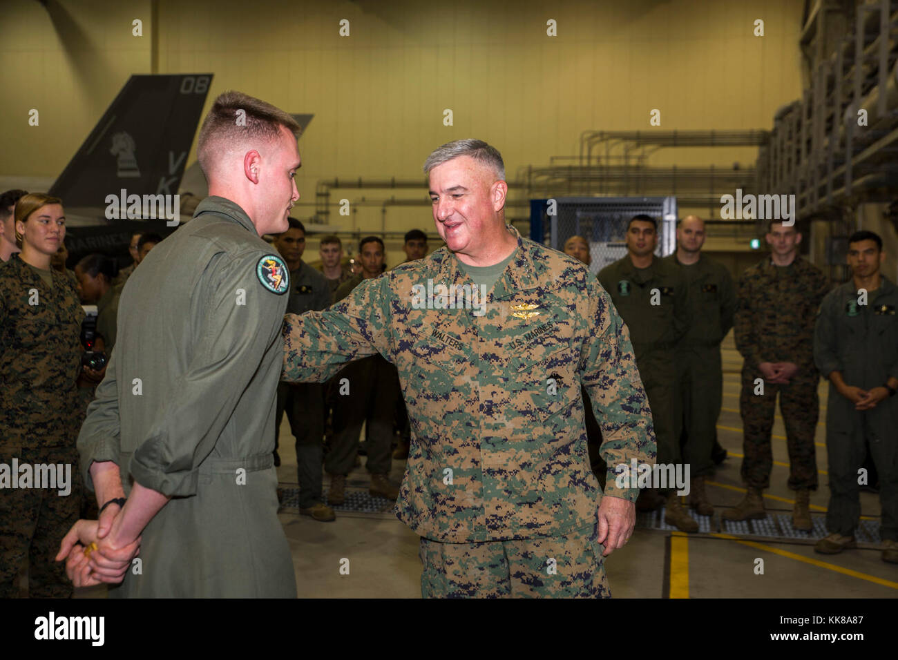 U.S. Marine Corps Gen. Glenn M. Walters, assistant commandant of the ...