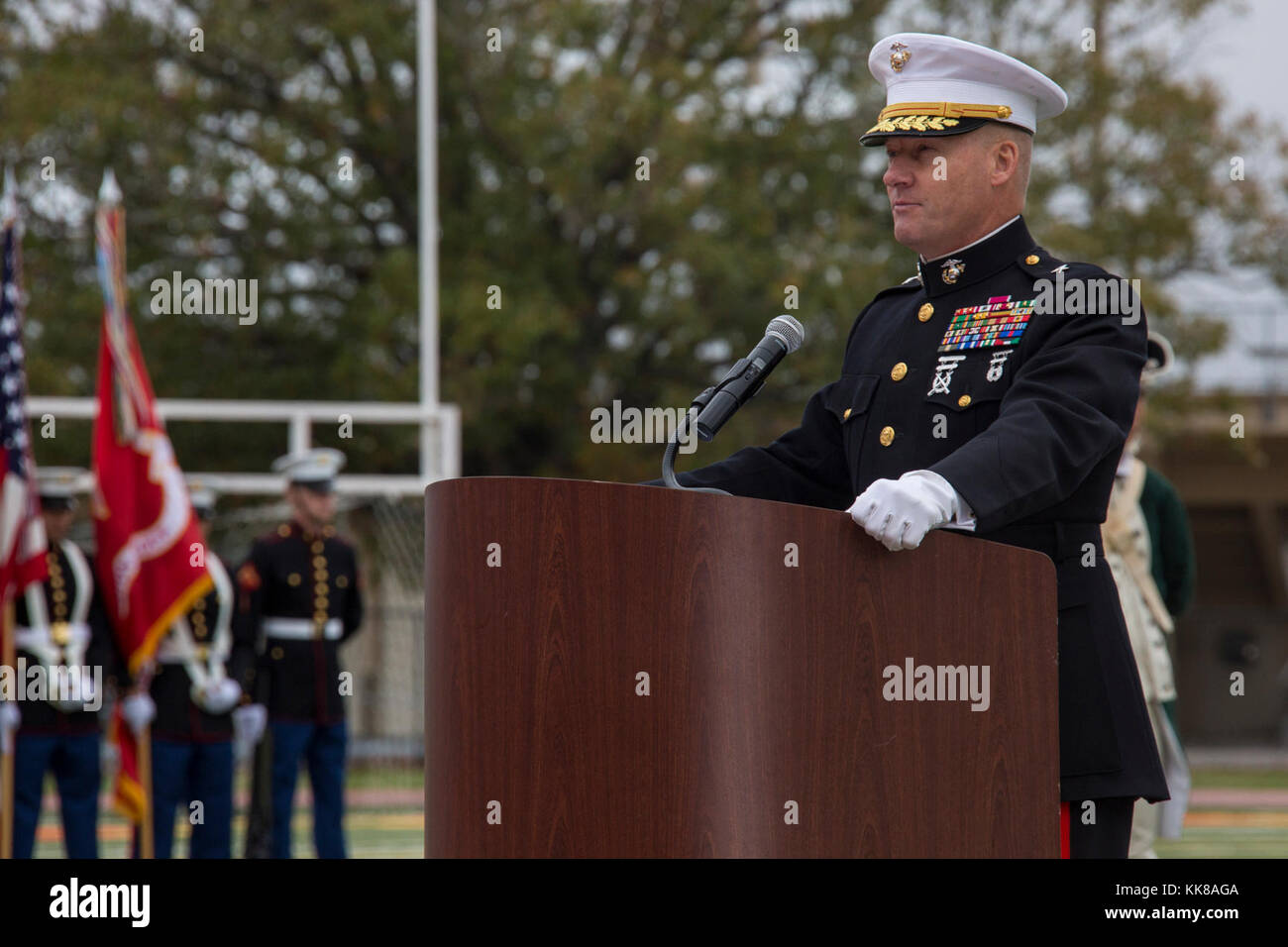 U.S. Marine Corps Brig. Gen. Julian D. Alford, commanding general ...