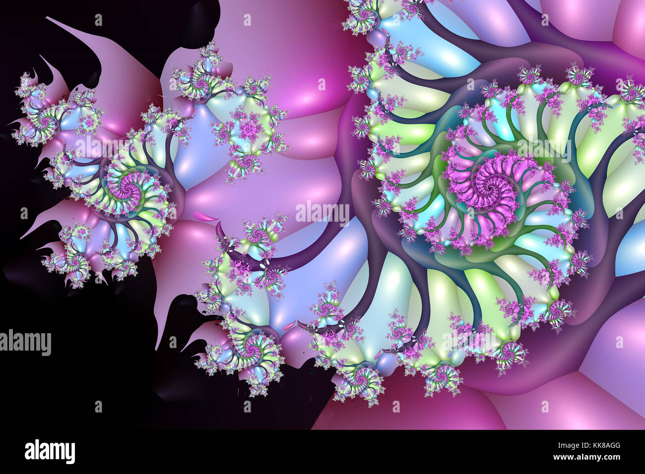 Psychedelic bloom High Resolution Stock Photography and Images - Alamy