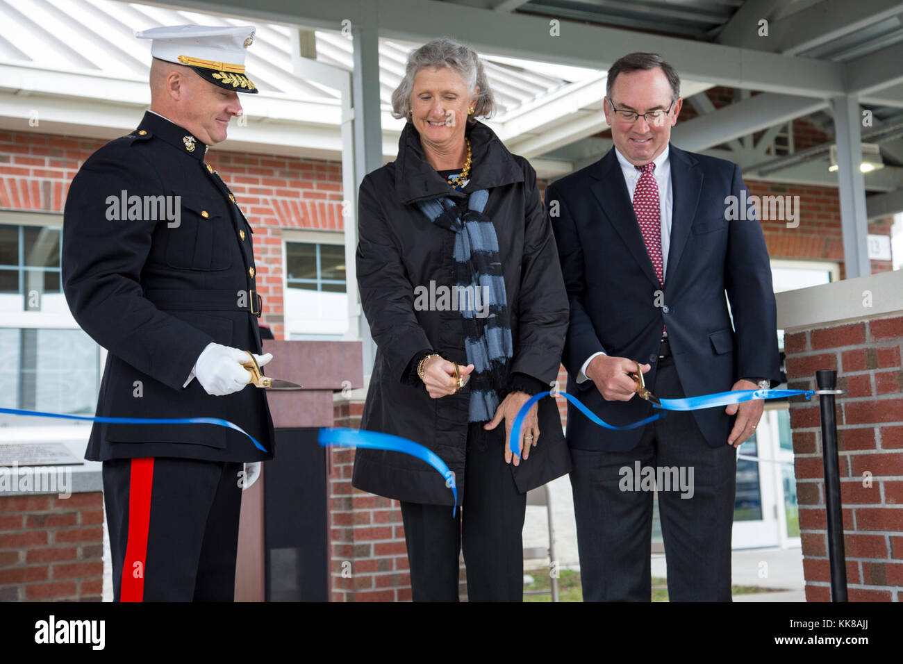 U.S. Marine Corps Brig. Gen. Julian D. Alford, commanding general ...