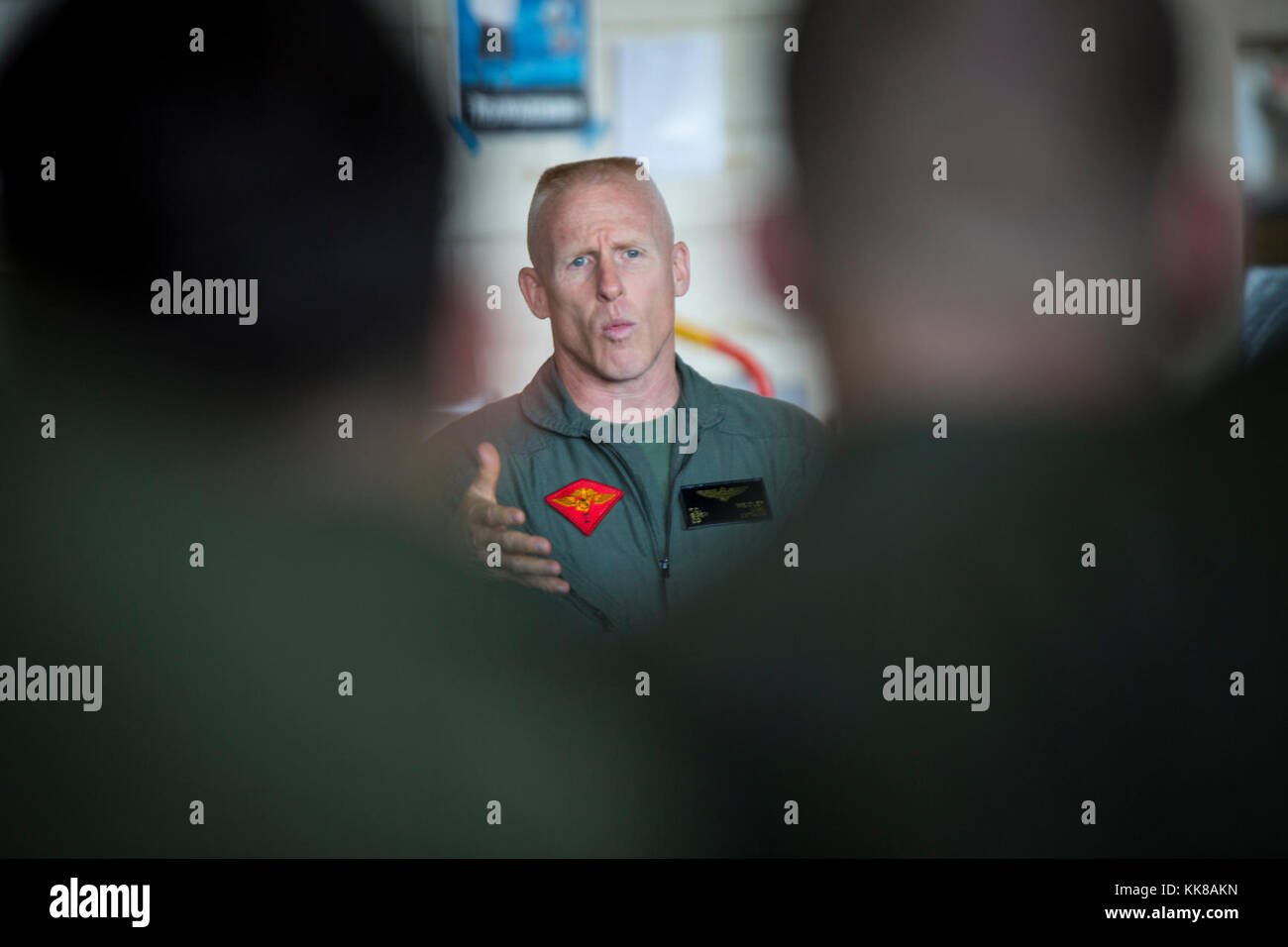 Brig. Gen. Thomas D. Weidley, 1st Marine Aircraft Wing’s commanding ...