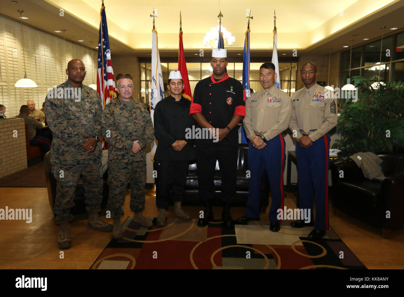Cpl. Christian Fuentes and Gunnery Sgt. Rudolph Montgomery (center ...
