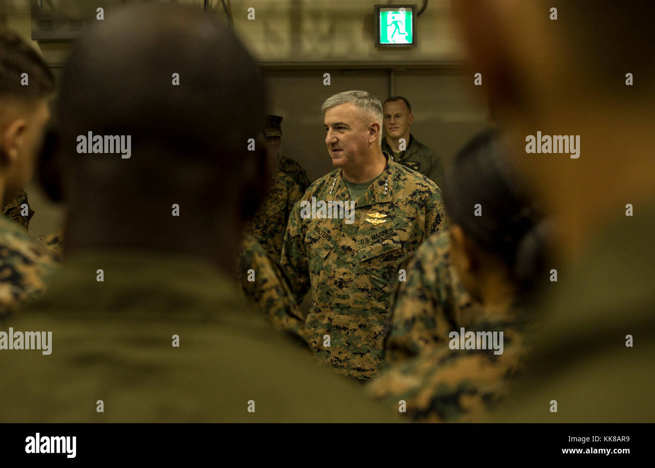 U.S. Marine Corps Gen. Glenn M. Walters, assistant commandant of the ...