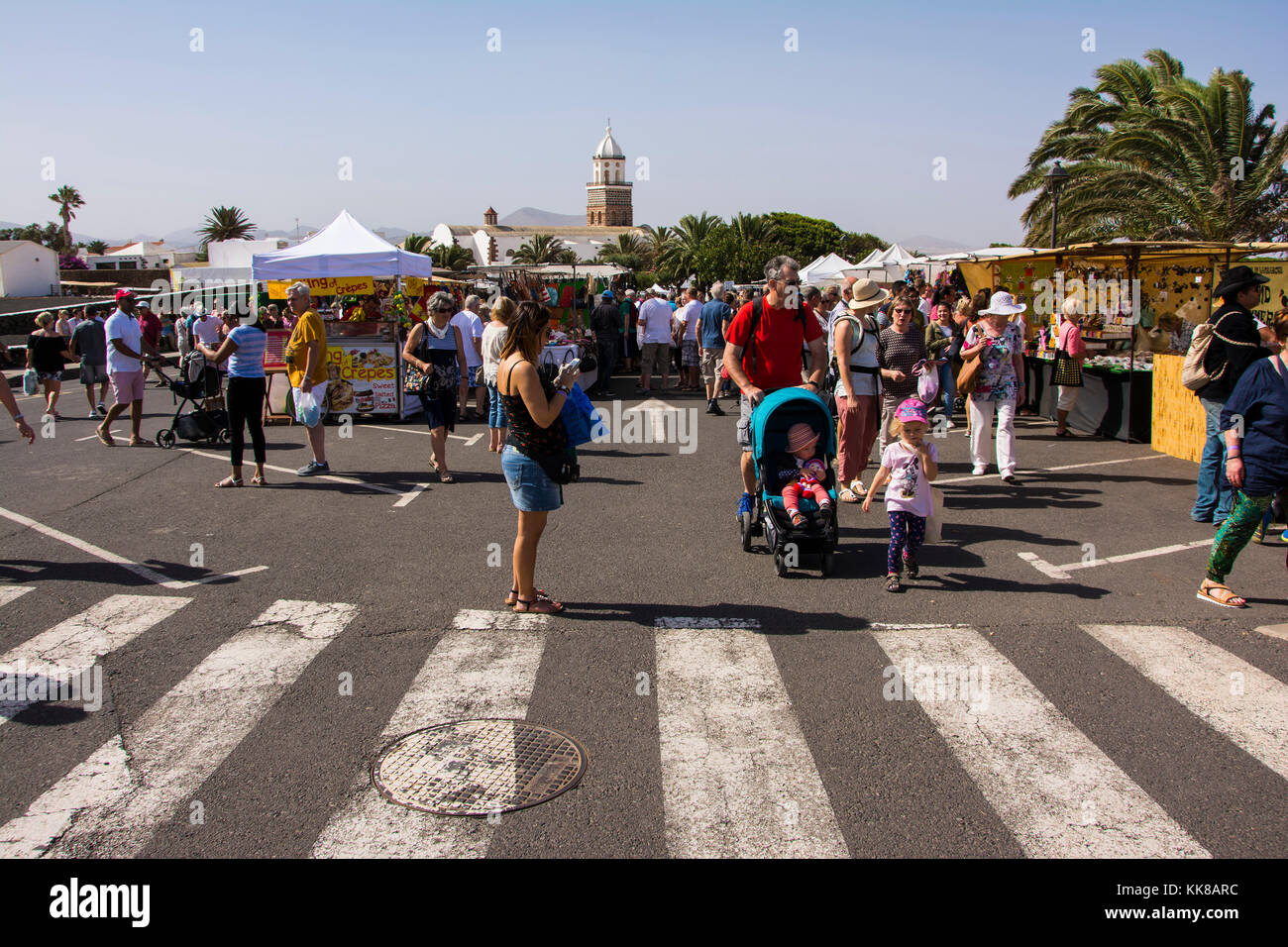 teguise market lanzarote Stock Photo - Alamy