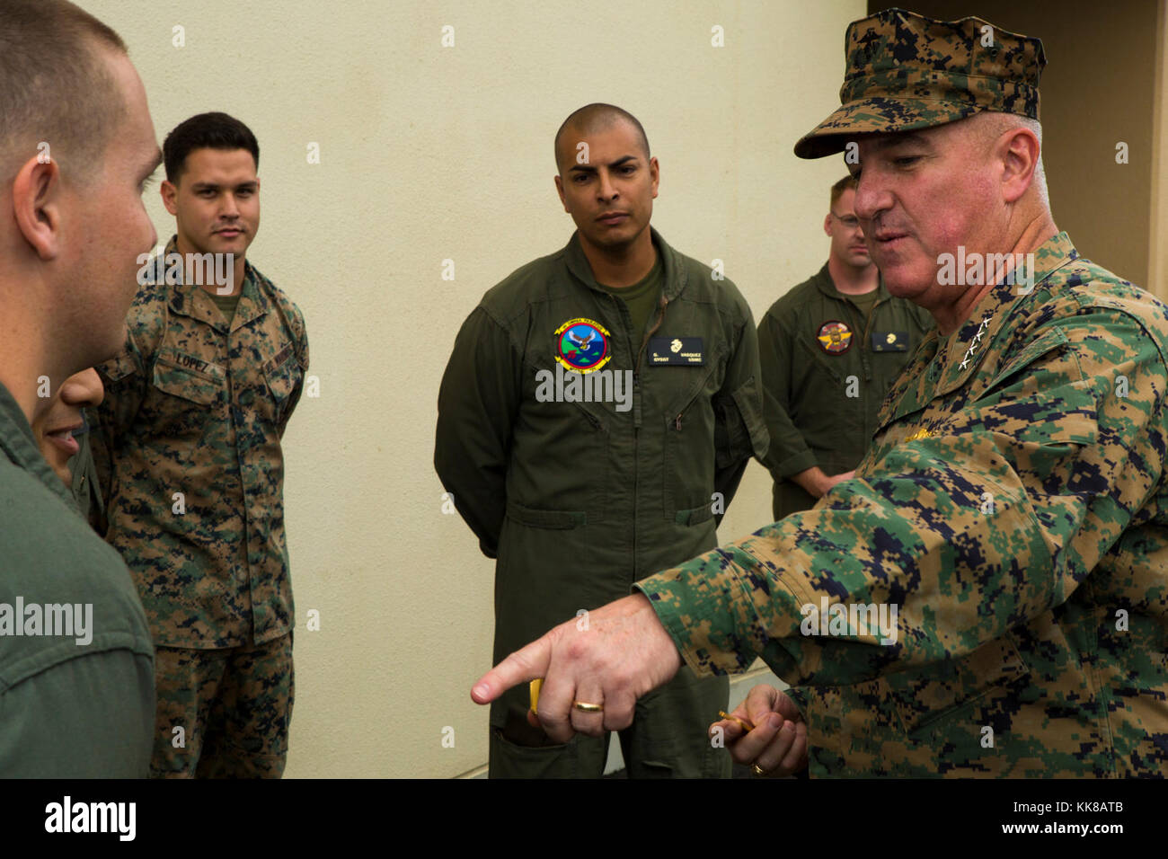 U.S. Marine Corps Gen. Glenn M. Walters, assistant commandant of the ...