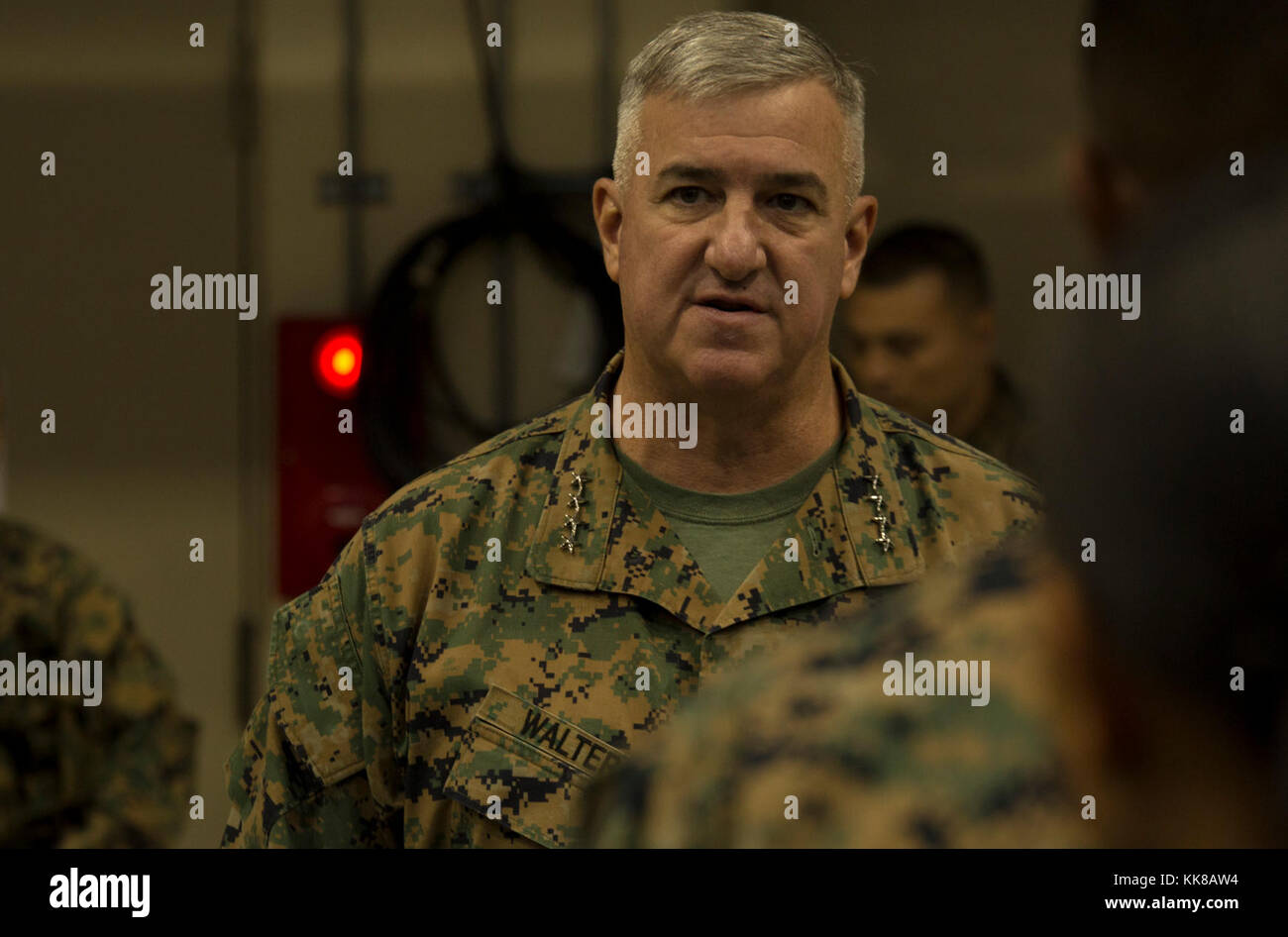U.S. Marine Corps Gen. Glenn M. Walters, assistant commandant of the ...