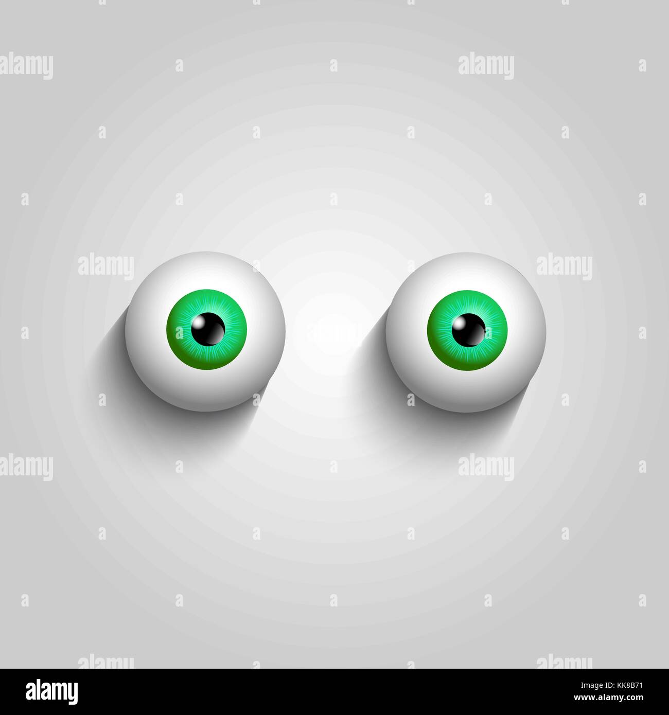 Face on view green Stock Vector Images - Alamy