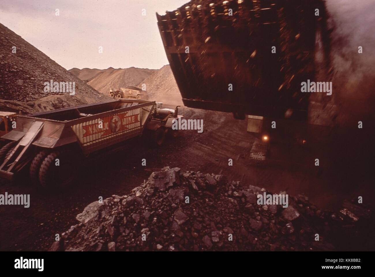 Strip Mining Operations at the Navajo Mine of the Utah Construction and ...