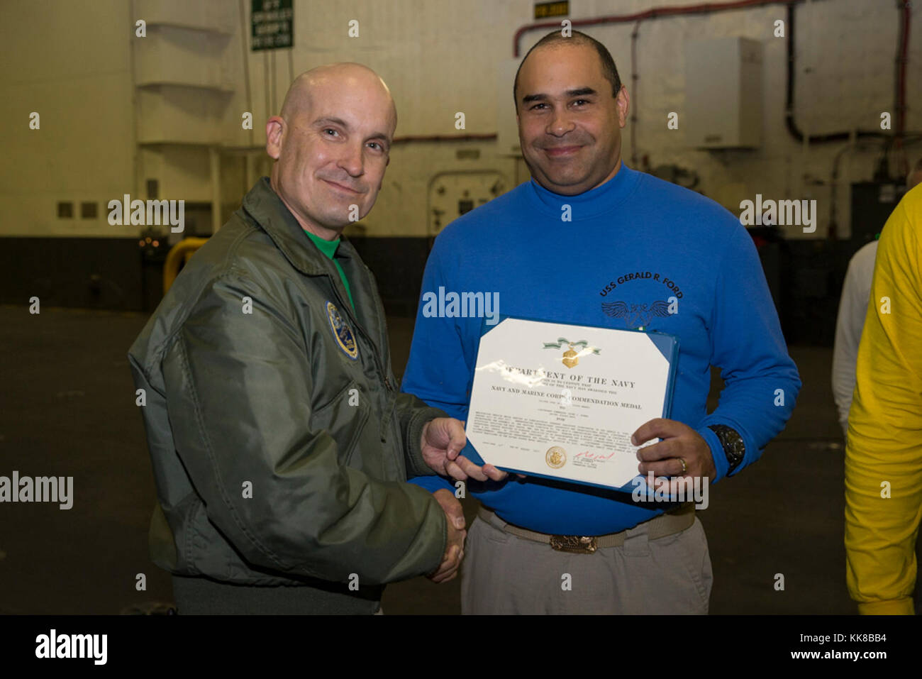 ATLANTIC OCEAN (Nov. 8, 2017) -- Lt. Cmdr. Jaime Roman, USS Gerald R ...