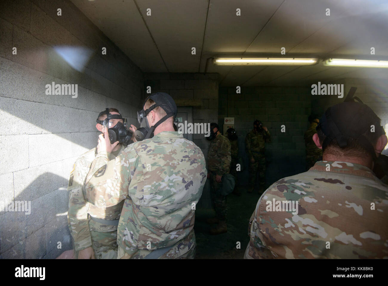U.S. Soldiers with 650th Military Intelligence Group perform checks on ...