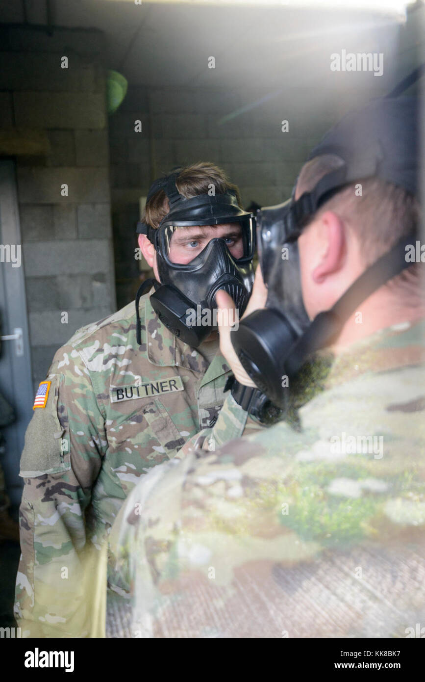 U.S. Army Sgt. William Buttner, with Allied Forces North Battalion ...