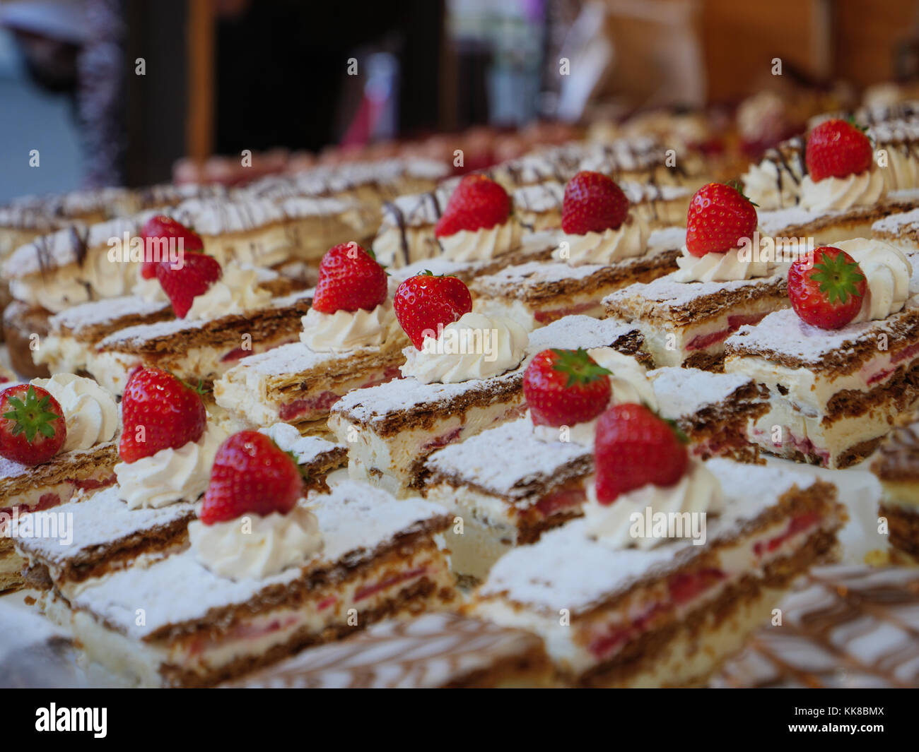 sweet dessert in christmas market,Northern Ireland Stock Photo - Alamy