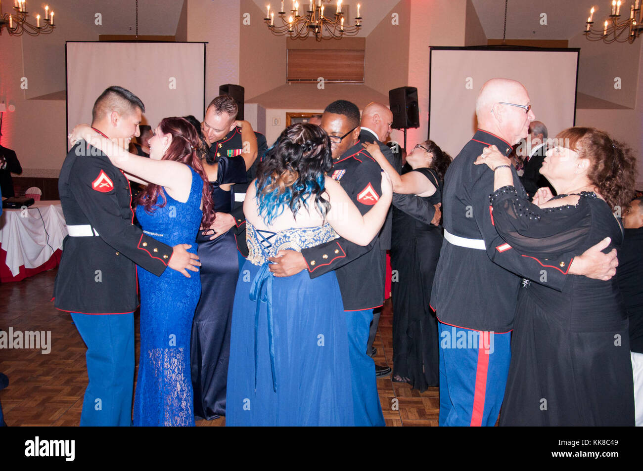 Marine Corps Ball in Big Bear Stock Photo - Alamy