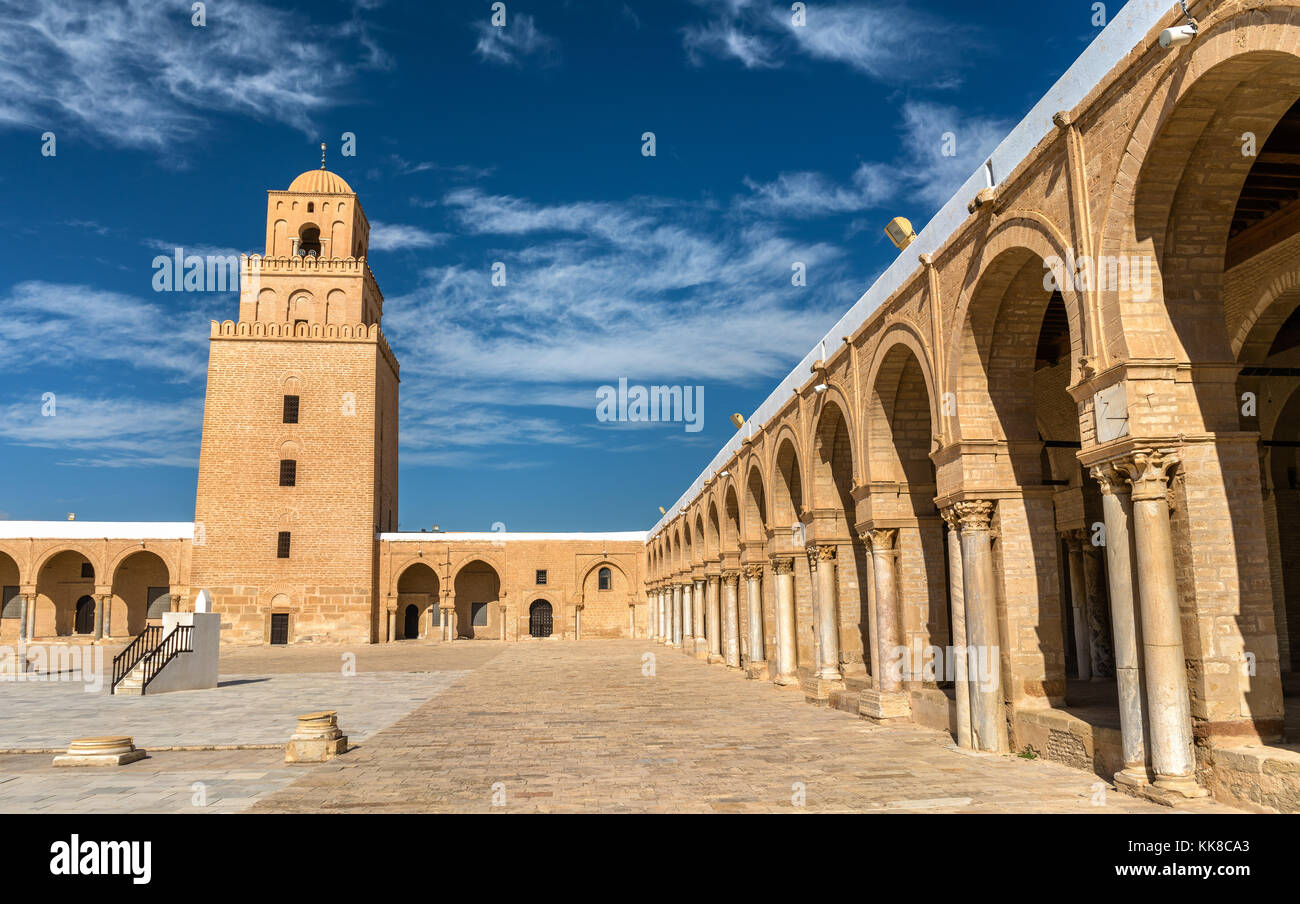 The Great Mosque of Kairouan in Tunisia Stock Photo - Alamy