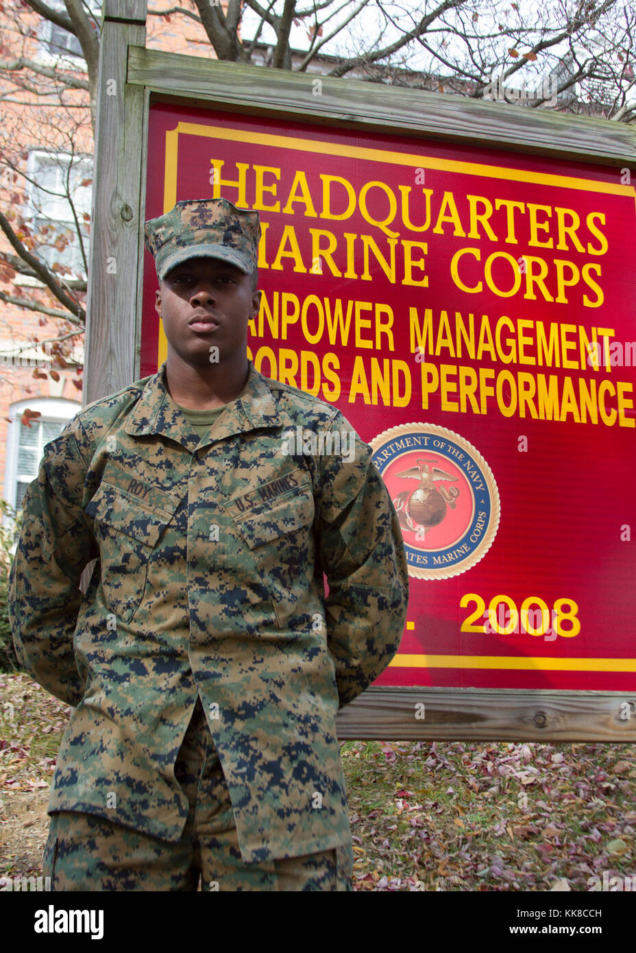 MARINE CORPS BASE QUANTICO, Virginia - Pfc. Victor Roy, an ...