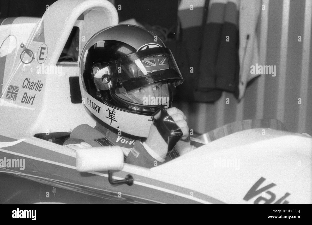 Charlie Burt, British Formula 2 test day, Oulton Park April 1992 Stock ...