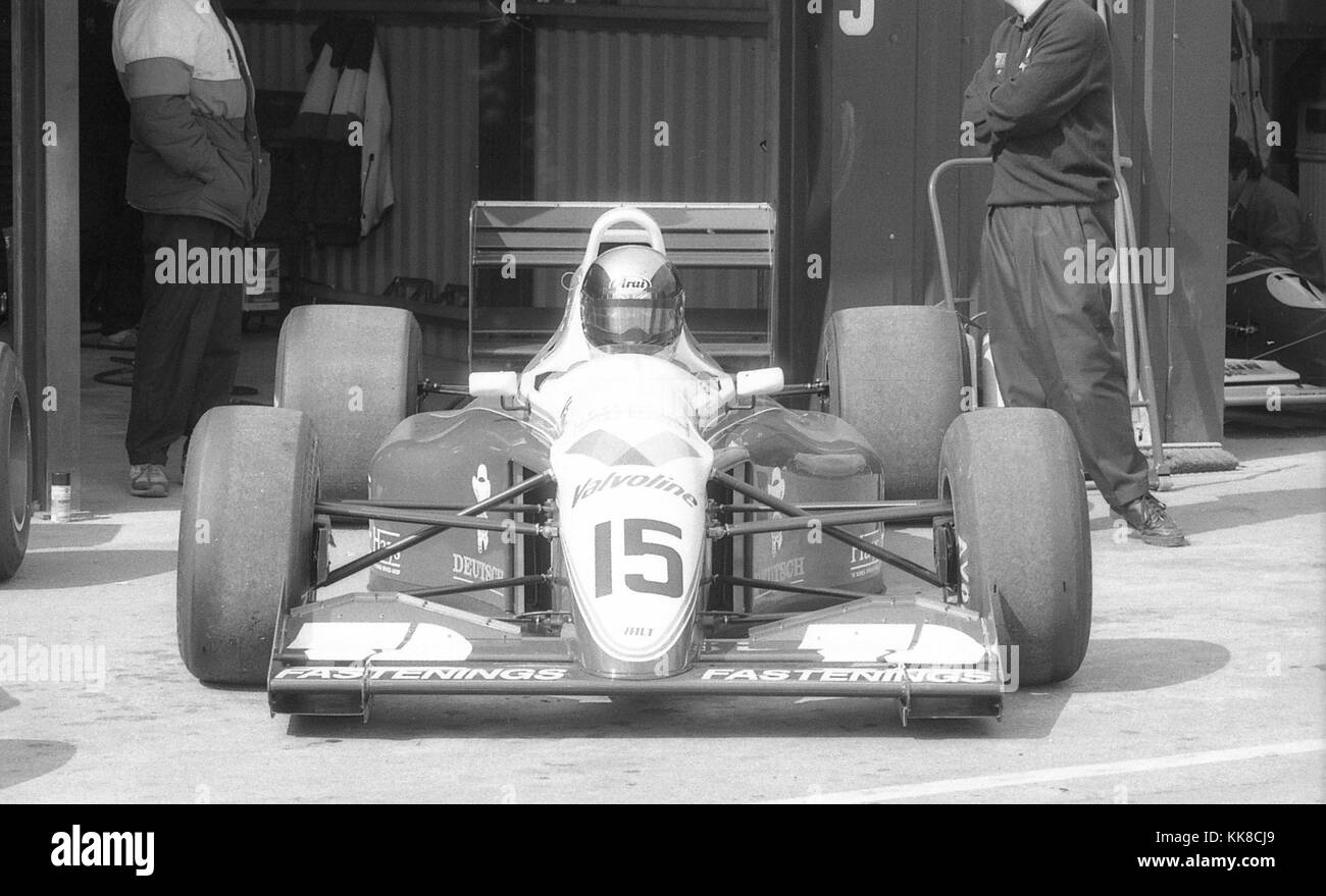 Charlie Burt, British Formula 2 test day, Oulton Park April 1992 Stock ...