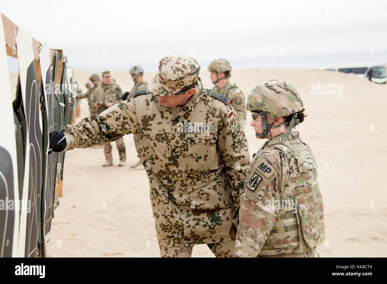 CAMP BUEHRING, Kuwait (Nov. 26, 2017) – A German Armed Forces soldier ...