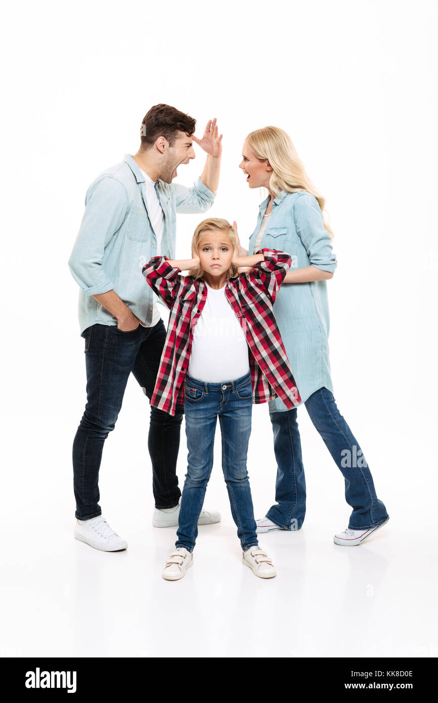 White Family Arguing