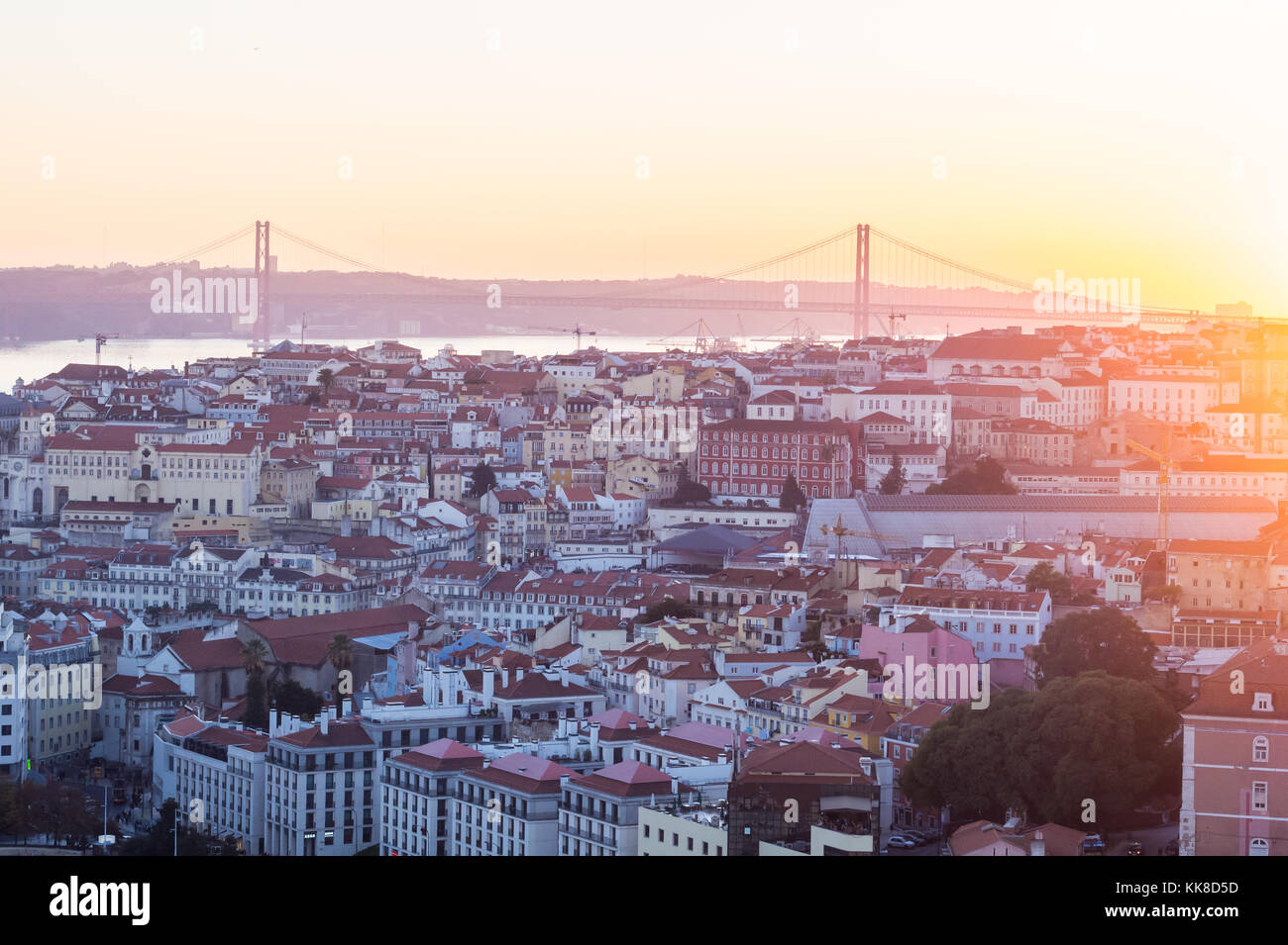 LISBON, PORTUGAL - NOVEMBER 19, 2017: The cityscape of Lisbon, Portugal ...