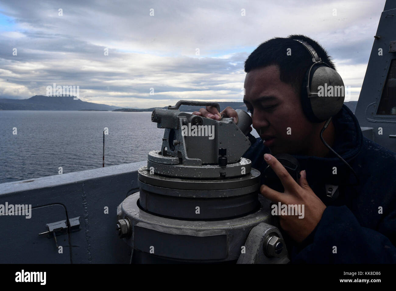 SOUDA BAY, Greece (Nov. 27, 2017) Quartermaster Seaman Joriane Leyran ...