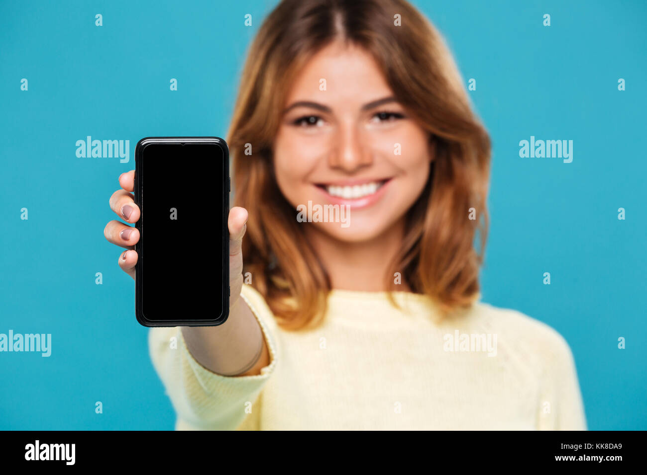 Focus on phone Stock Photo - Alamy