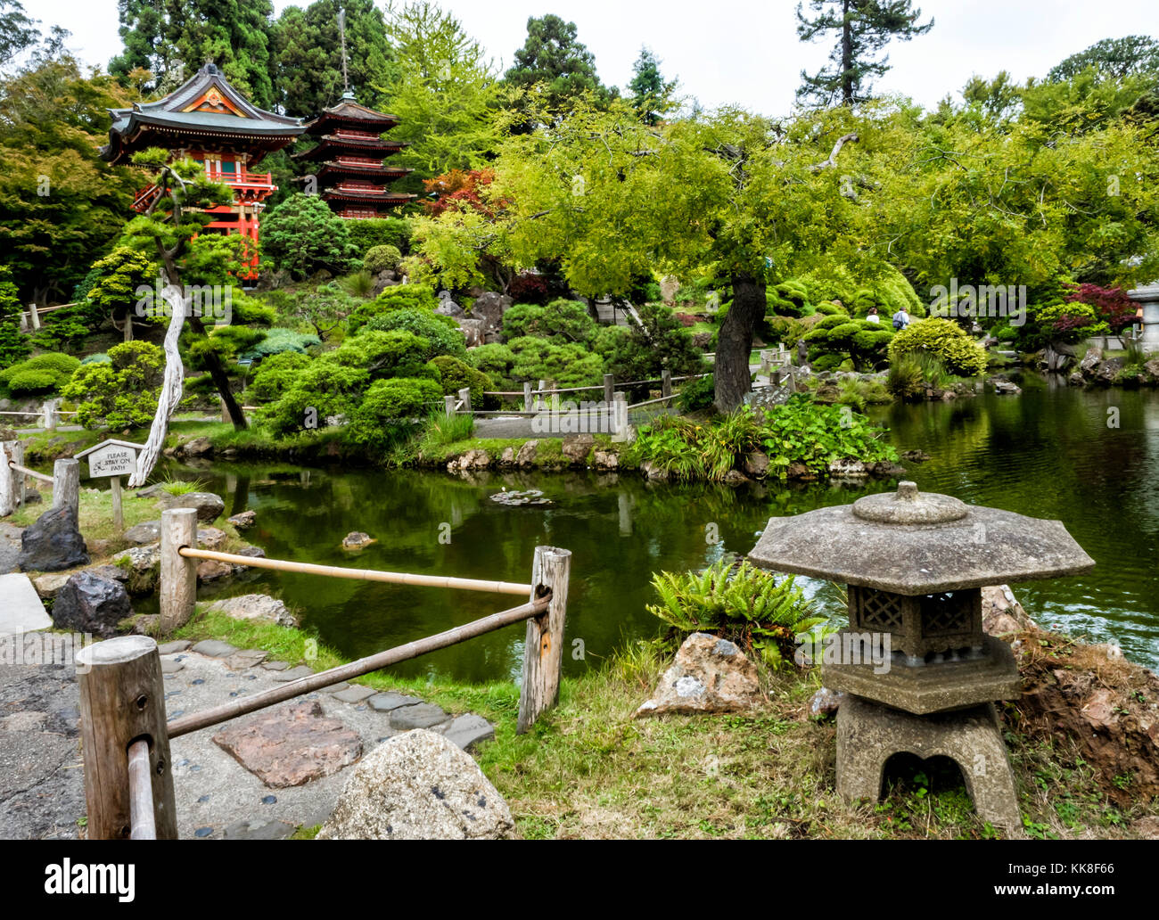 Japanese Tea Garden Golden Gate Park San Francisco California Ca