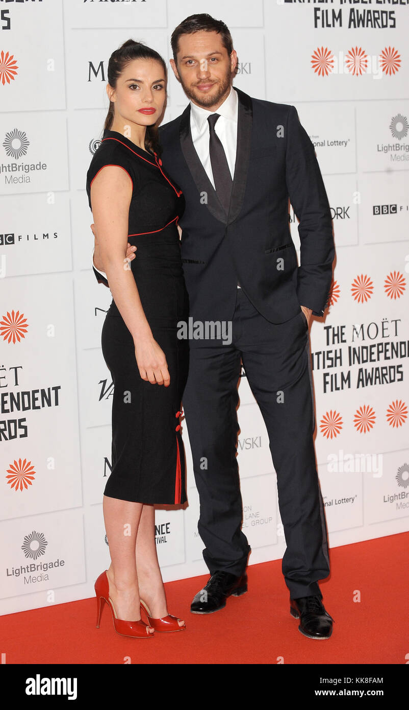 Charlotte Riley & Tom Hardy attend the Moet British Independent Film ...