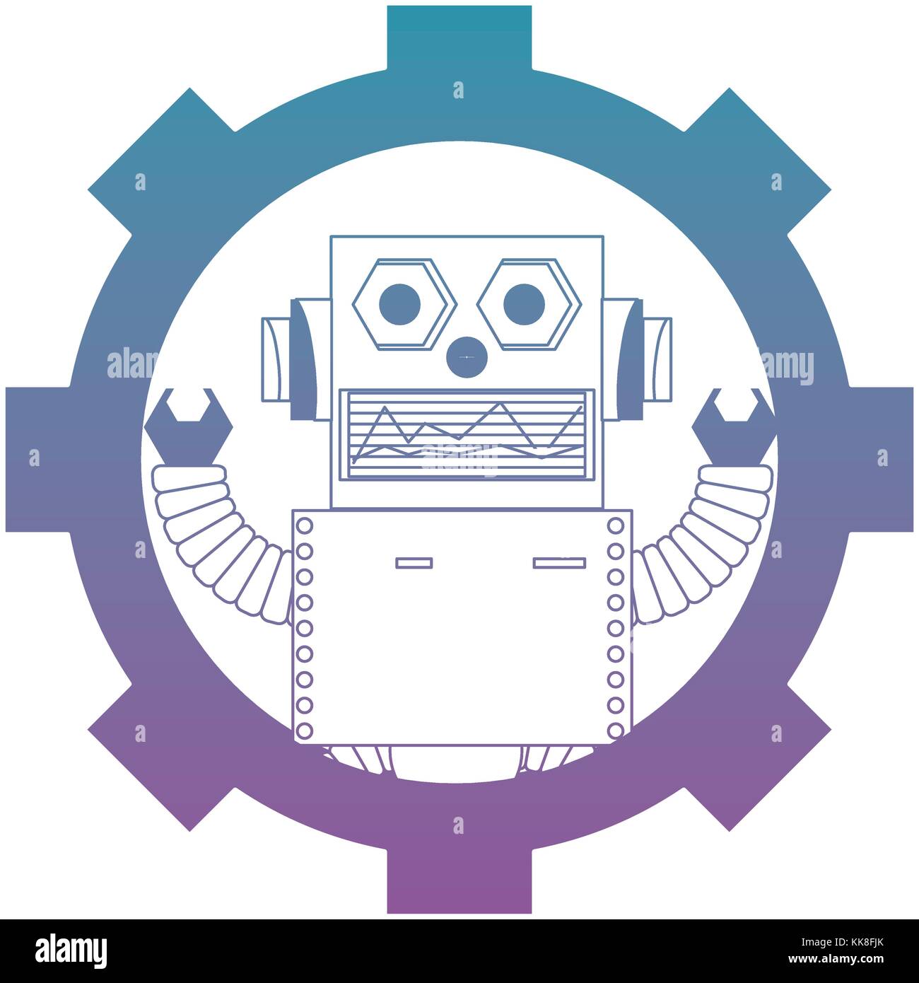 cartoon robot design Stock Vector Image & Art - Alamy