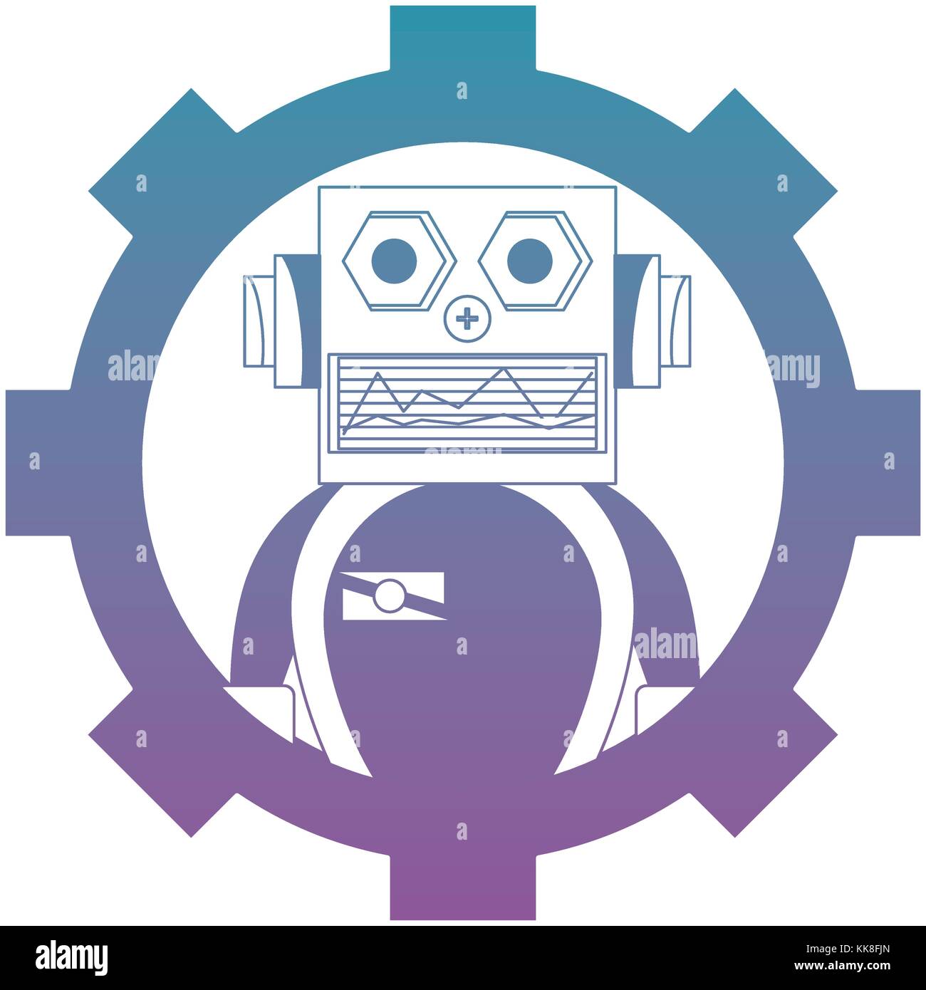 cartoon robot design Stock Vector Image & Art - Alamy