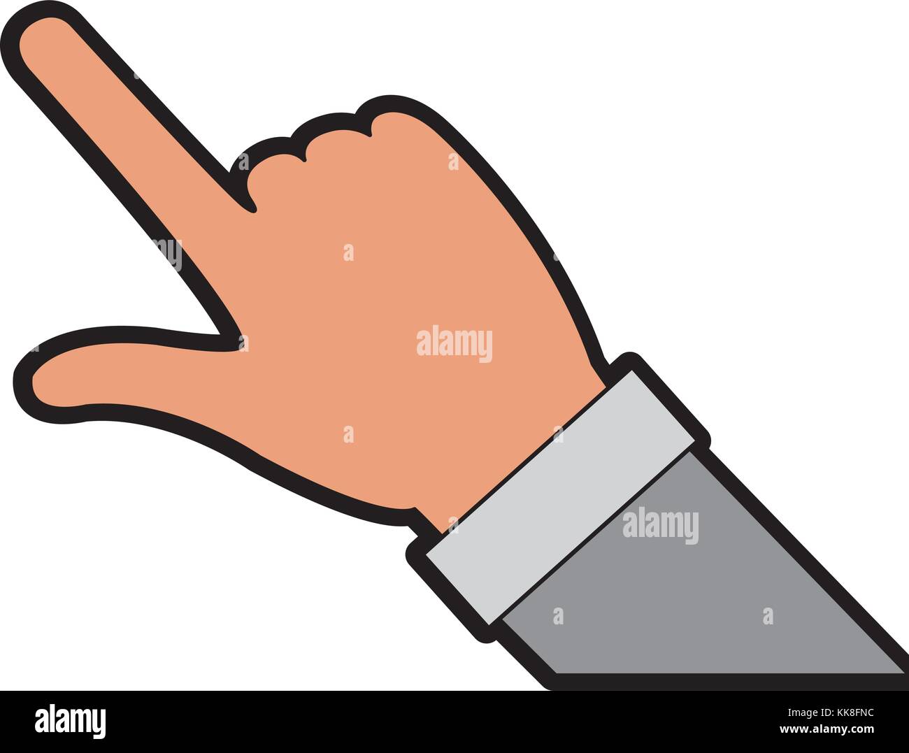 Isolated human hand design Stock Vector Image & Art - Alamy
