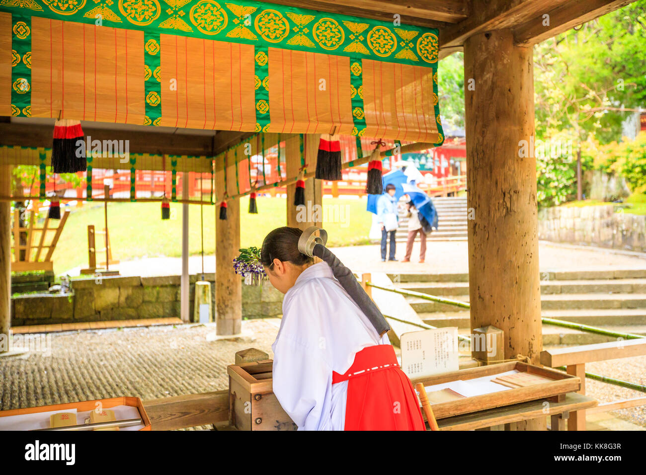 Miko Japanese Shrine Stock Photos & Miko Japanese Shrine Stock Images ...