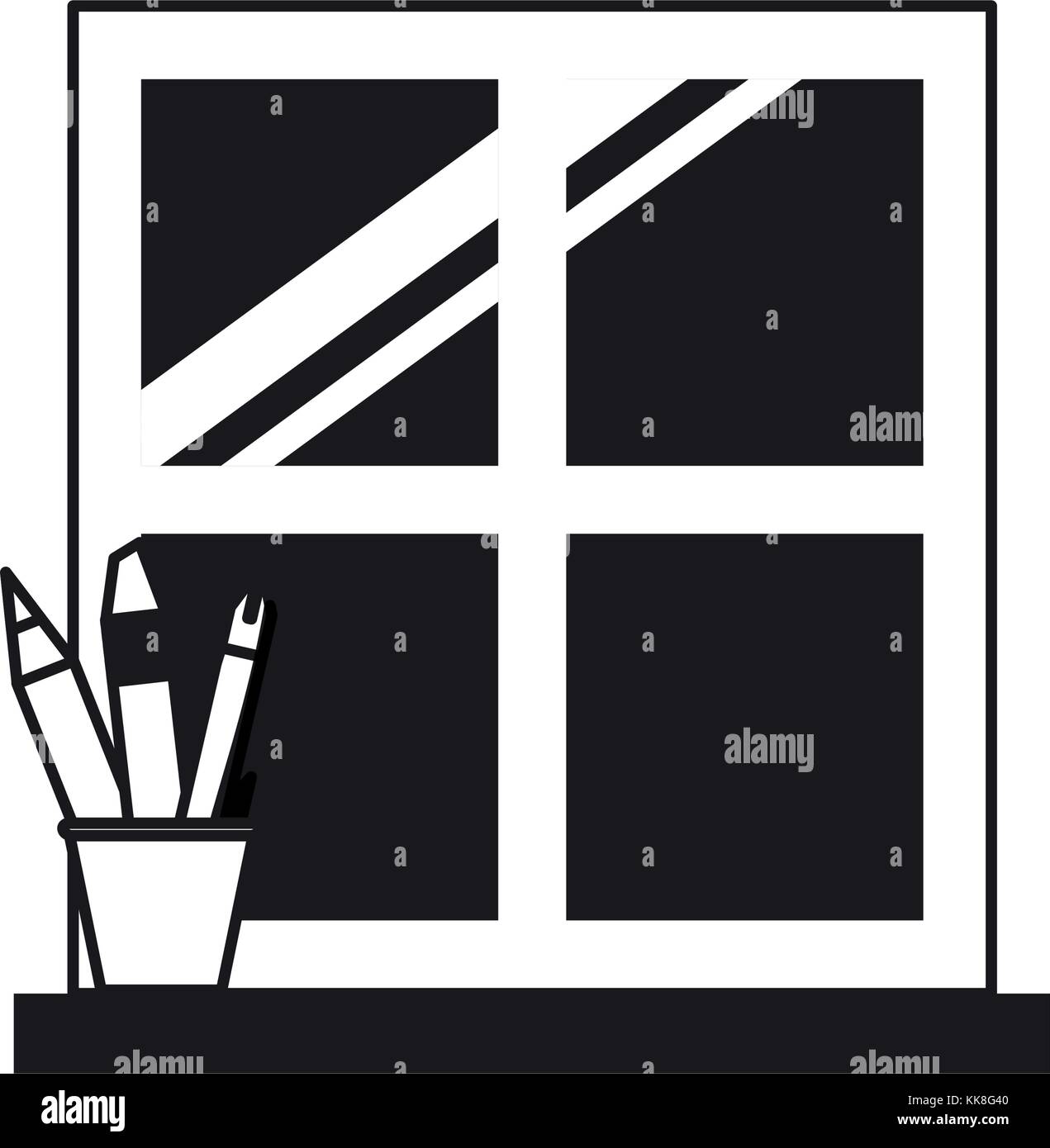 house window icon Stock Vector Image & Art - Alamy