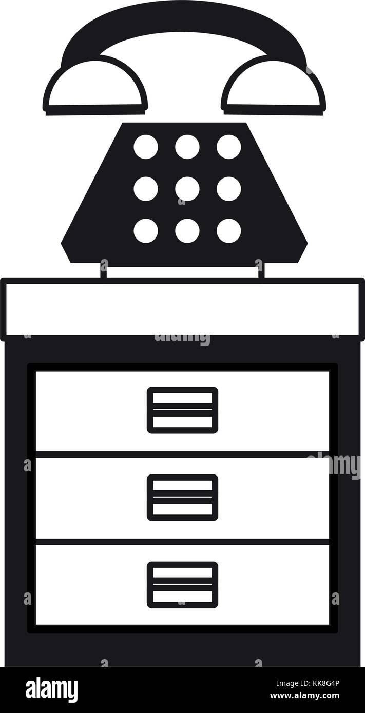 retro phone icon Stock Vector Image & Art - Alamy